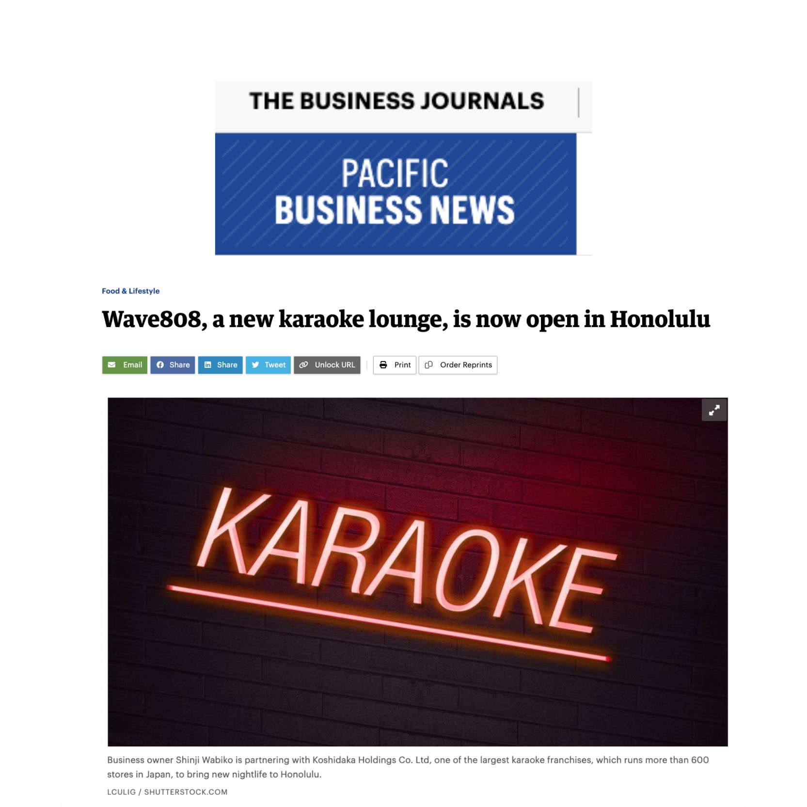 Wave808, a new karaoke lounge, is now open in Honolulu - The Business ...